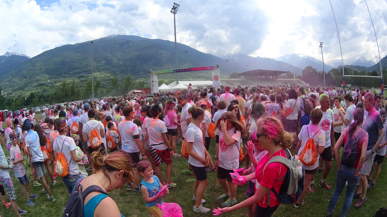 Holi Splash Run, il video del percorso in anteprima - Aostasera