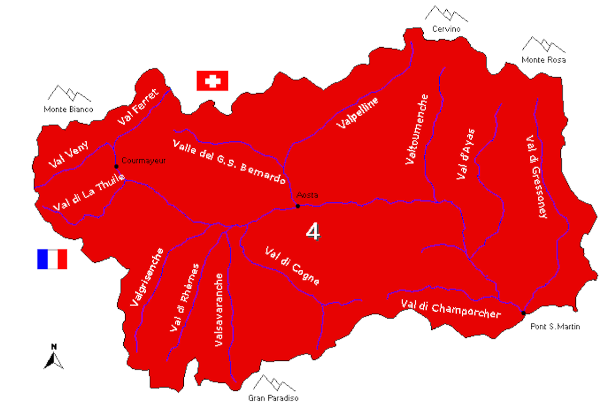 Pericolo valanghe 4 - forte, Courmayeur chiude la Val Ferret ...