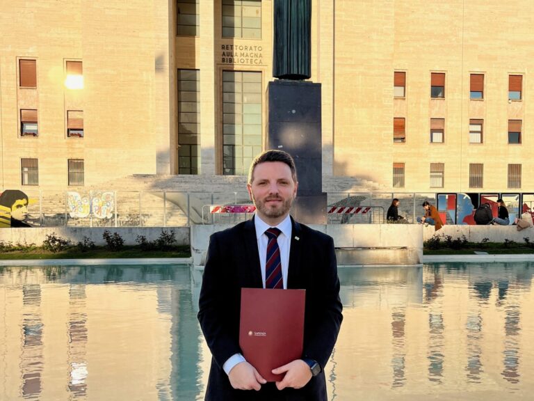 Alex Borinato al primo master a livello europeo in Cerimoniale