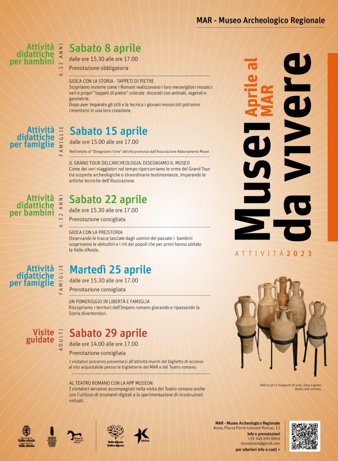 Cosa fare in Valle d'Aosta - "Musei da vivere", al MAR attività per ...