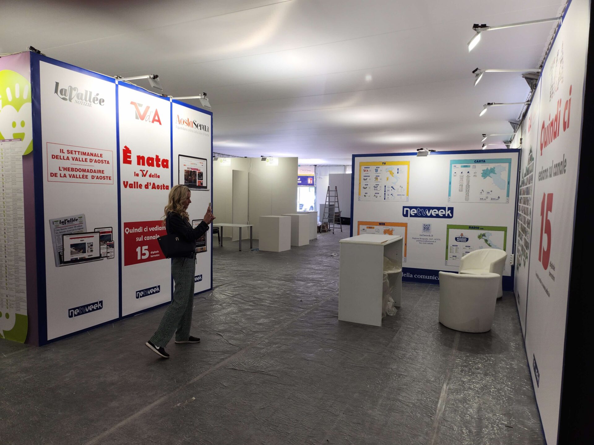 Netweek a Maison&loisir con giornali, siti e TVd'A, la nuova tv della Valle d'Aosta