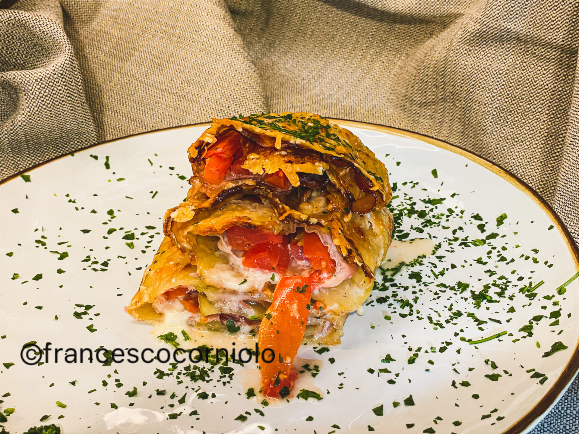 Rotolo di patate e speck - Aostasera