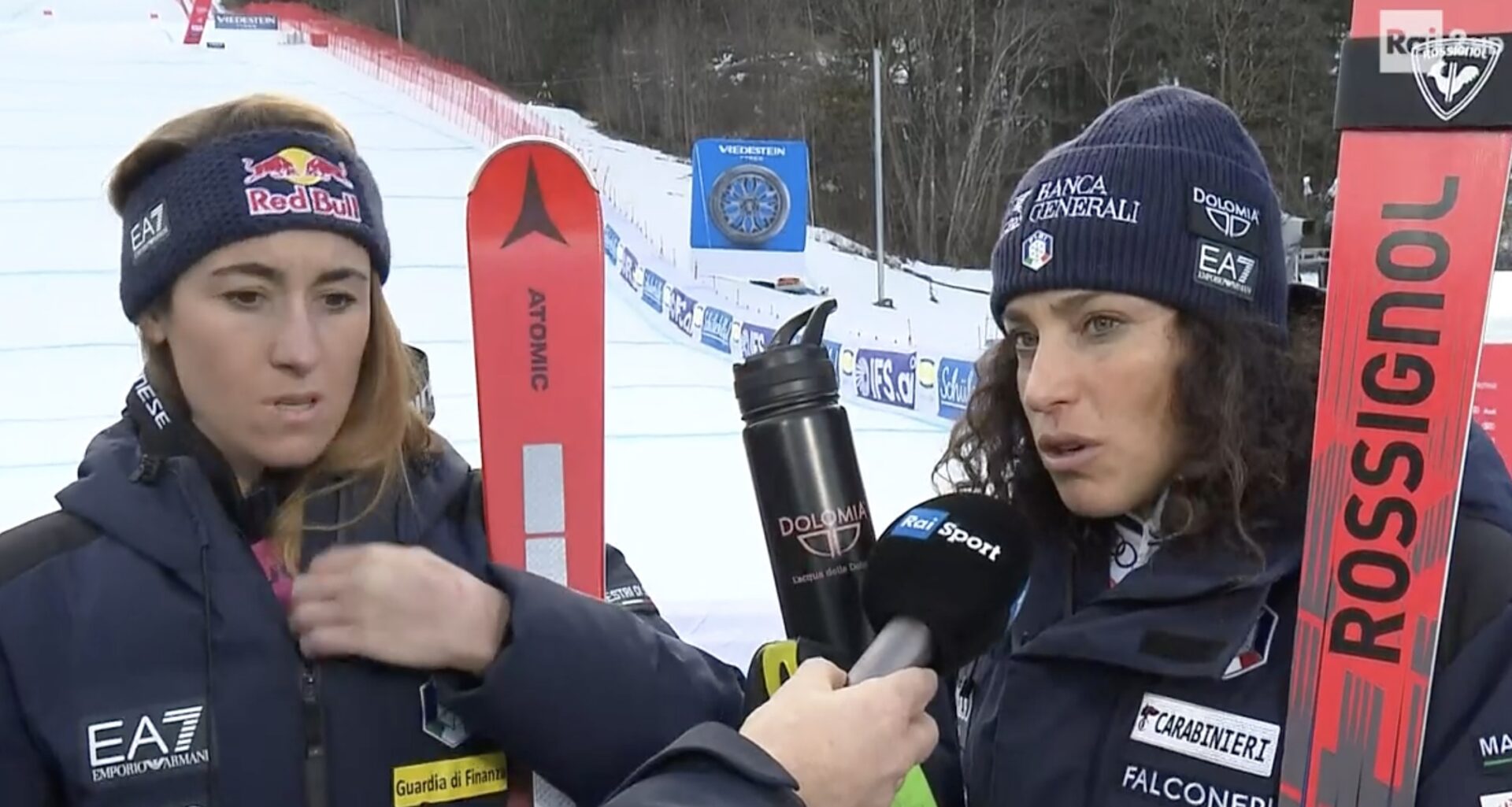 Federica Brignone e Sofia Goggia da urlo a Garmish: