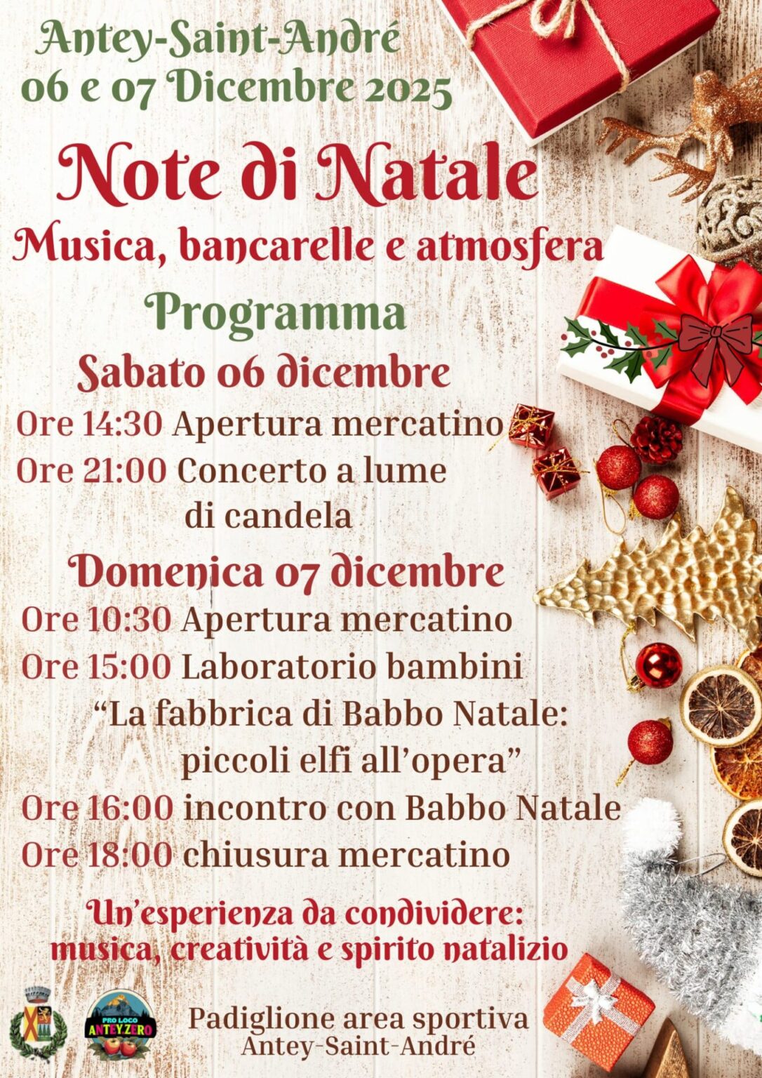 Cosa fare in Valle d'Aosta - Mercatino e concerto a lume di candela: il ...